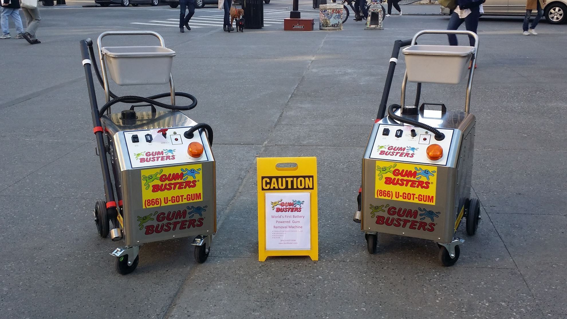 GumBusters - Chewing Gum & Graffiti Removal Service. Battery Operated ...